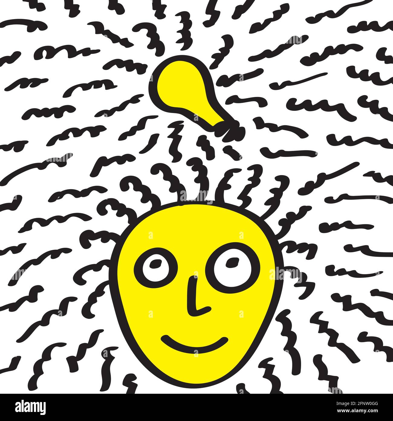 Schematic vector illustration concept of idea Stock Vector Image & Art ...