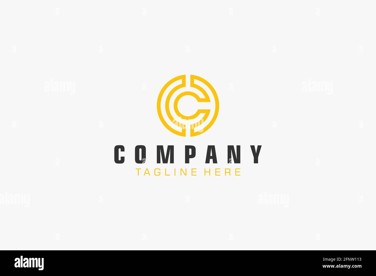 Abstract Initial Letter C Logo. Usable for Business, Technology and ...