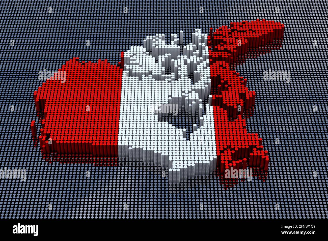 Canada map canadian flag hi-res stock photography and images - Alamy