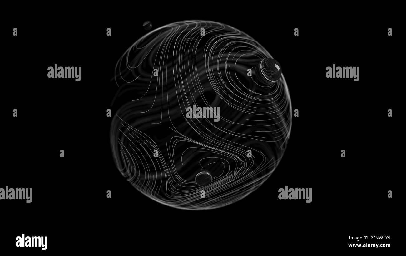 Cloud network dark future technology background. Artificial ...