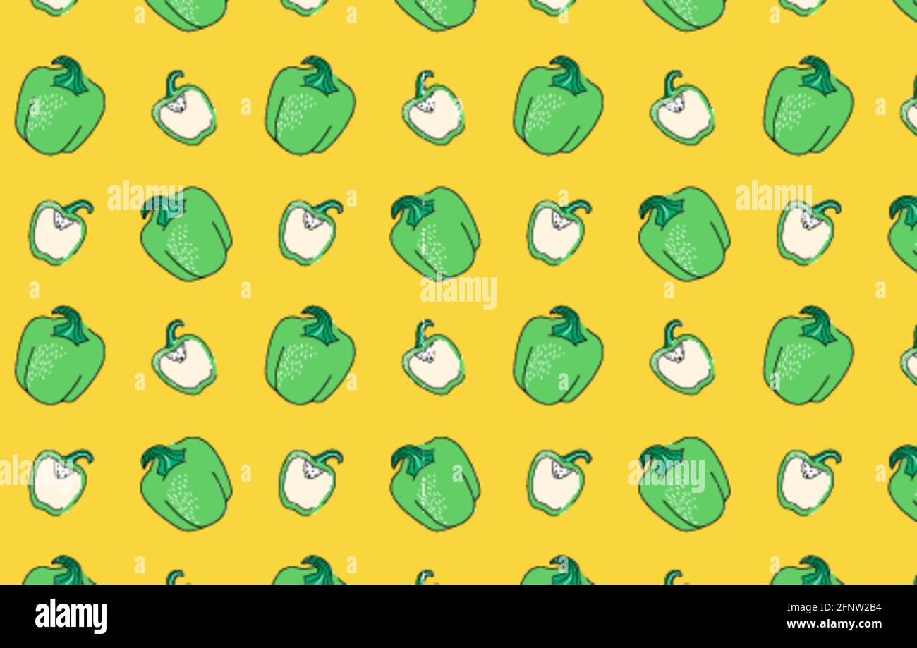 Sweet pepper salad Stock Vector Images - Alamy