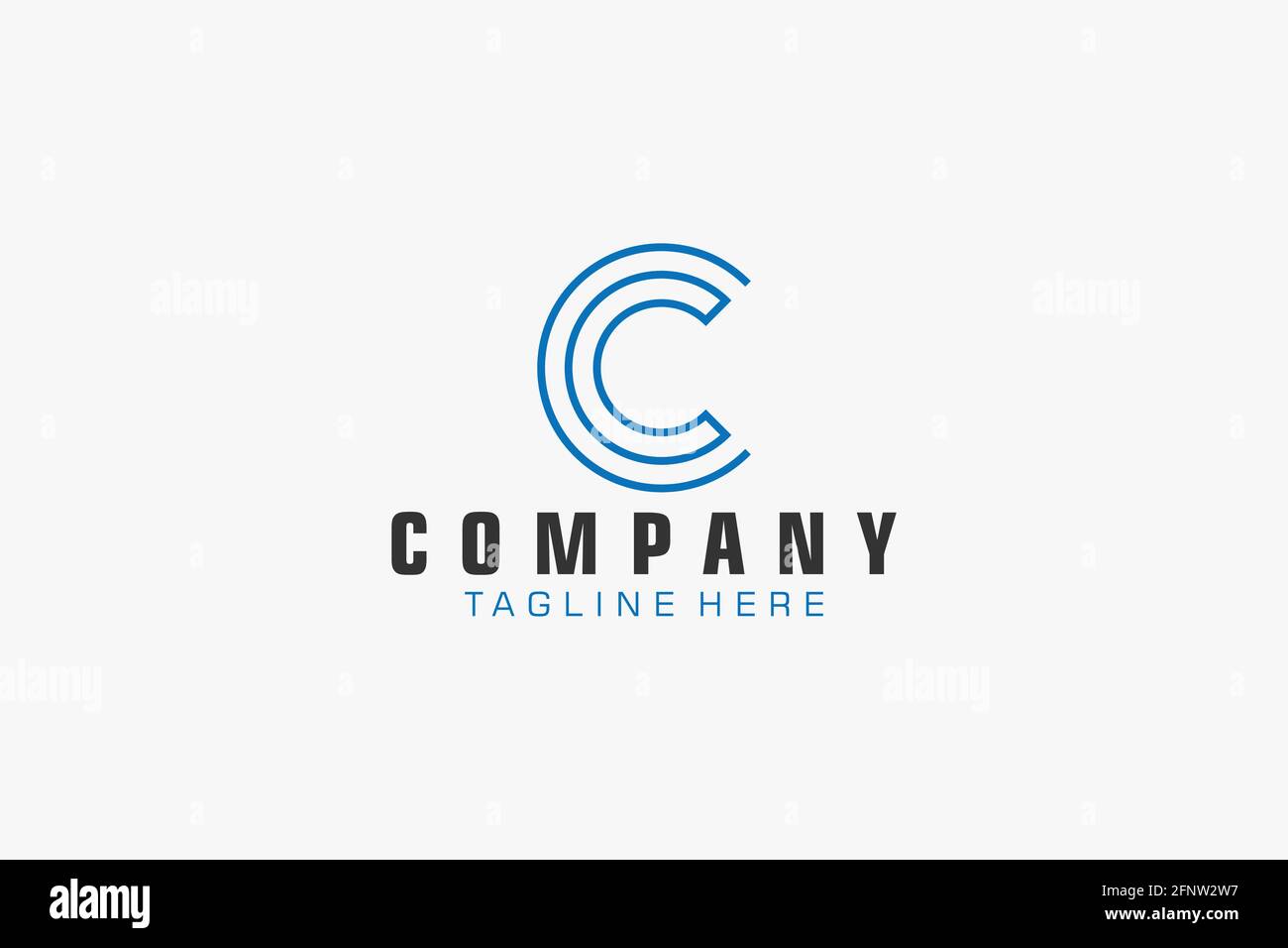 Abstract Initial Letter C Logo. Usable for Business, Technology and ...