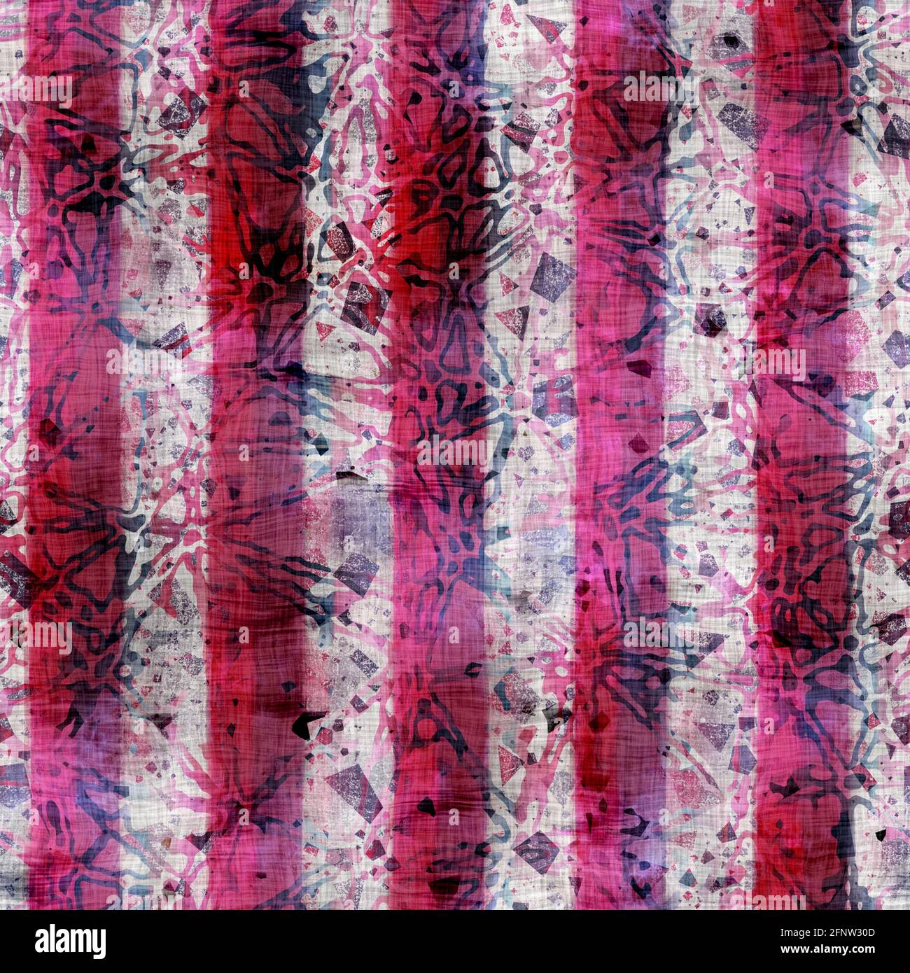 Fancy ornate fuchsia stripe seamless pattern for print Stock Photo - Alamy
