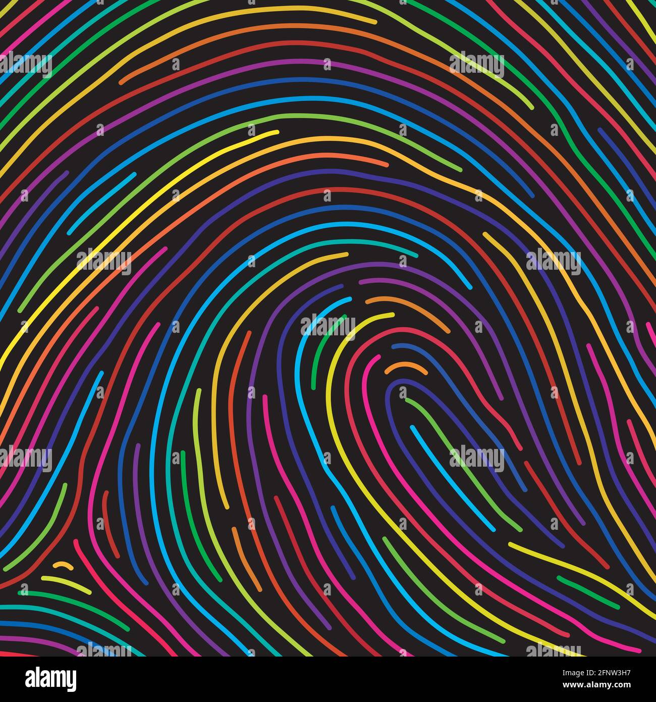 Fingerprint vector illustration, macro image Stock Vector Image & Art ...