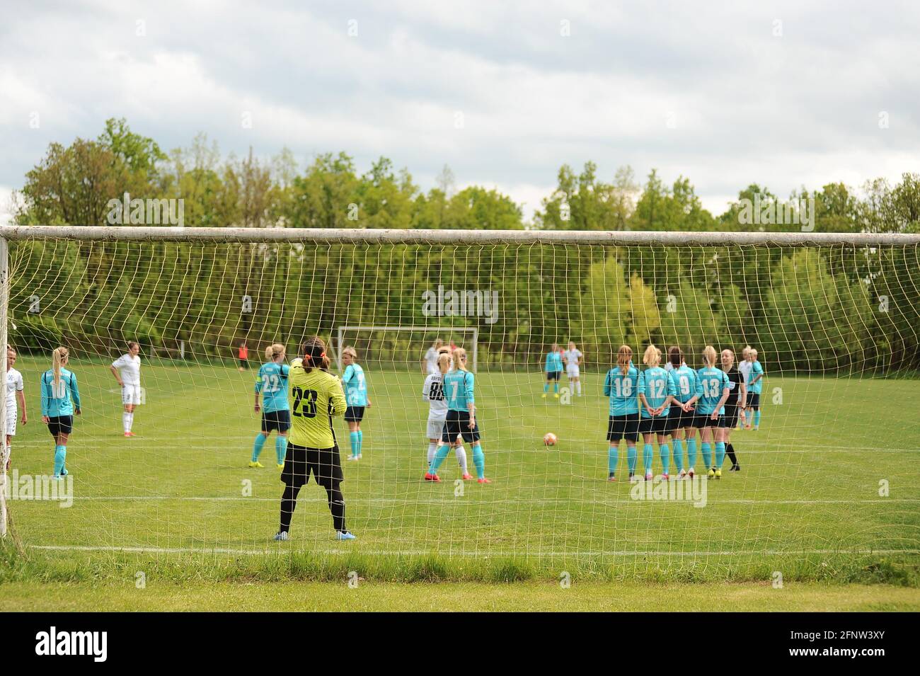 KHARKIV, UKRAINE - MAY 19, 2021: The football match of Ukrainian Cup ...