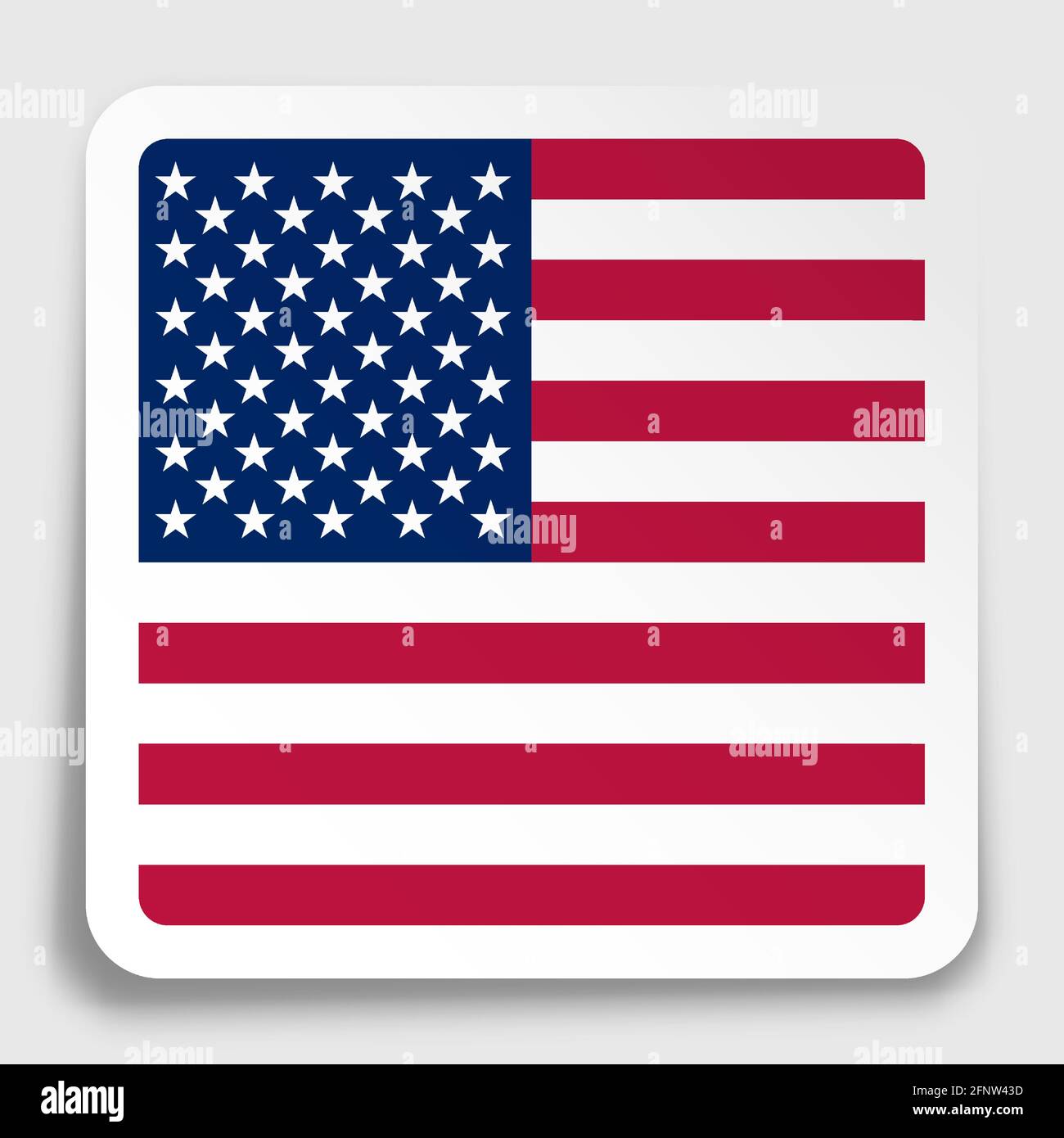 Usa Flag Icon Web