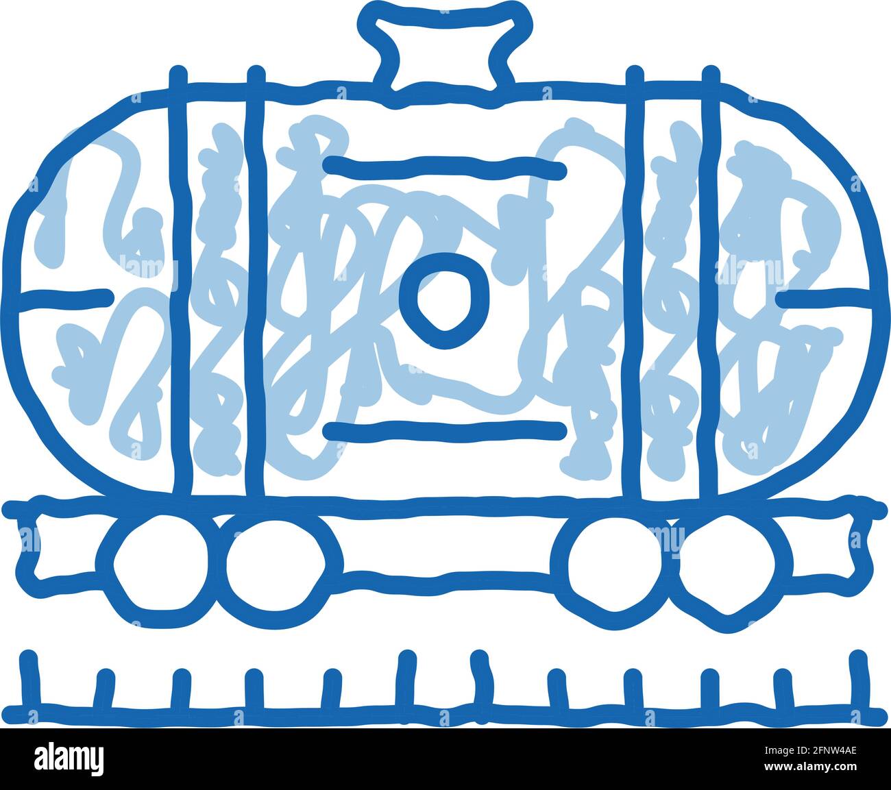 gas tank doodle icon hand drawn illustration Stock Vector Image & Art ...