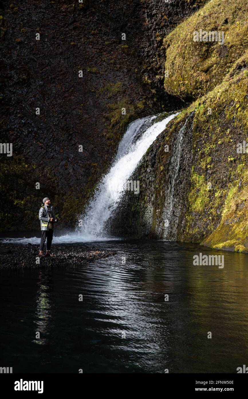 Icelandic interior landscape hi-res stock photography and images - Alamy