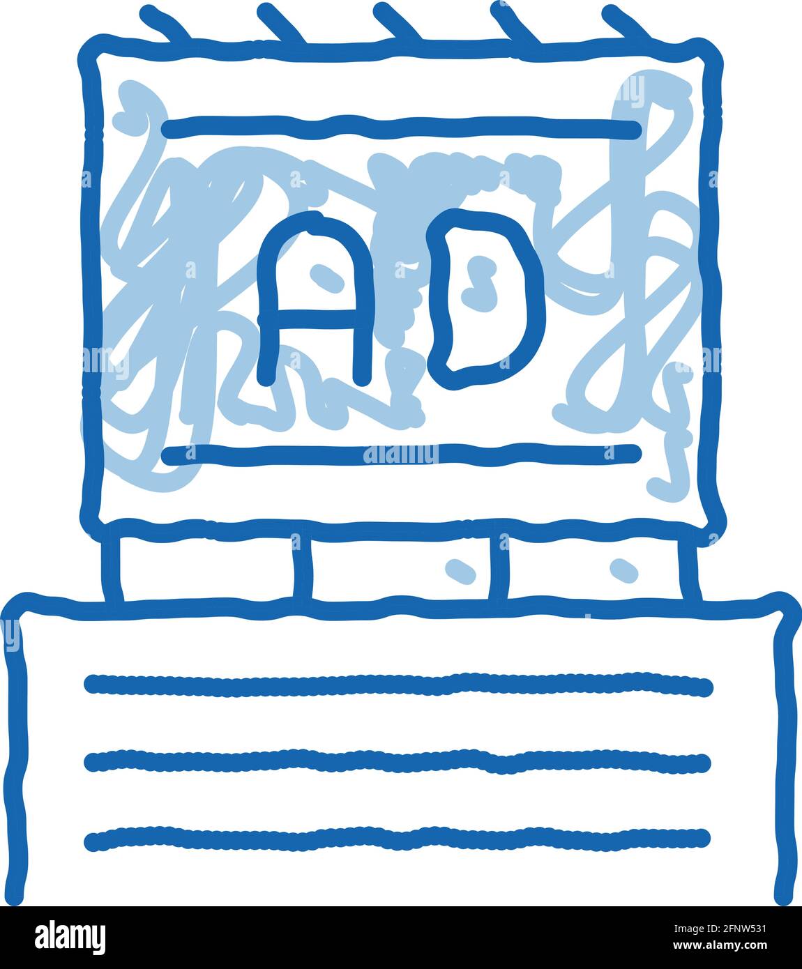 Blue white high rise building Cut Out Stock Images & Pictures - Alamy