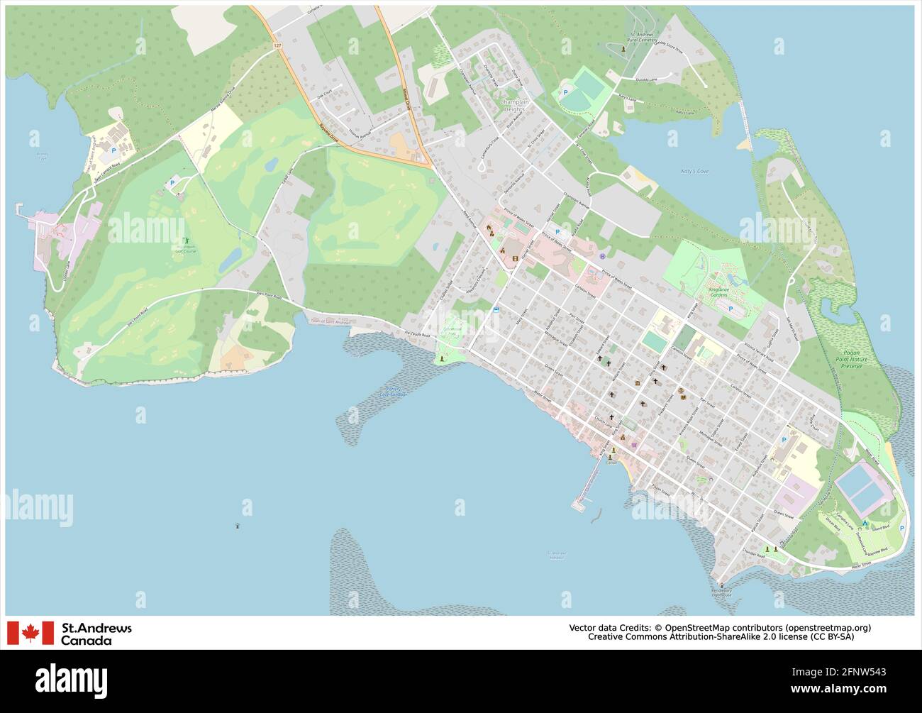 Map Of St Andrews High Resolution Stock Photography and Images - Alamy