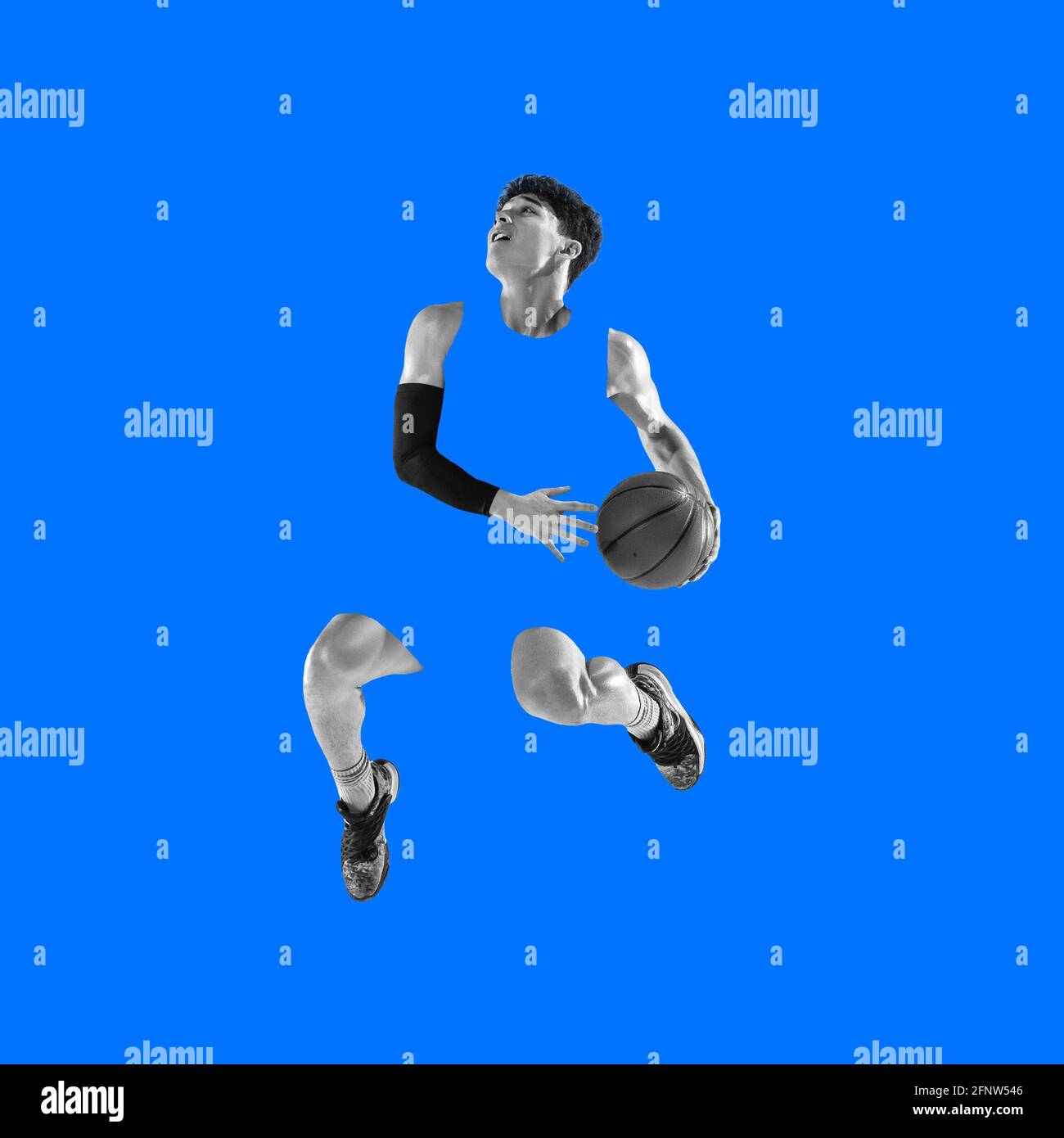 Modern design, contemporary art collage. Inspiration, idea, trendy ...