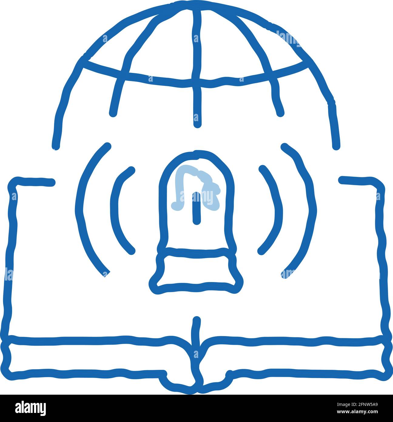 environmental management doodle icon hand drawn illustration Stock ...