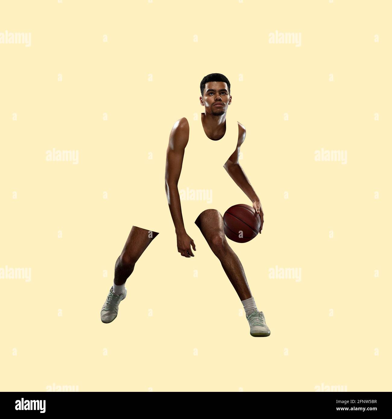 Modern design, contemporary art collage. Inspiration, idea, trendy ...