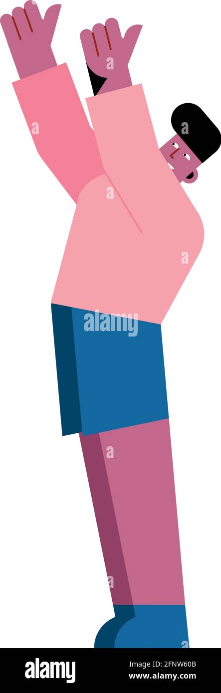 Celebrating movement Stock Vector Images - Alamy
