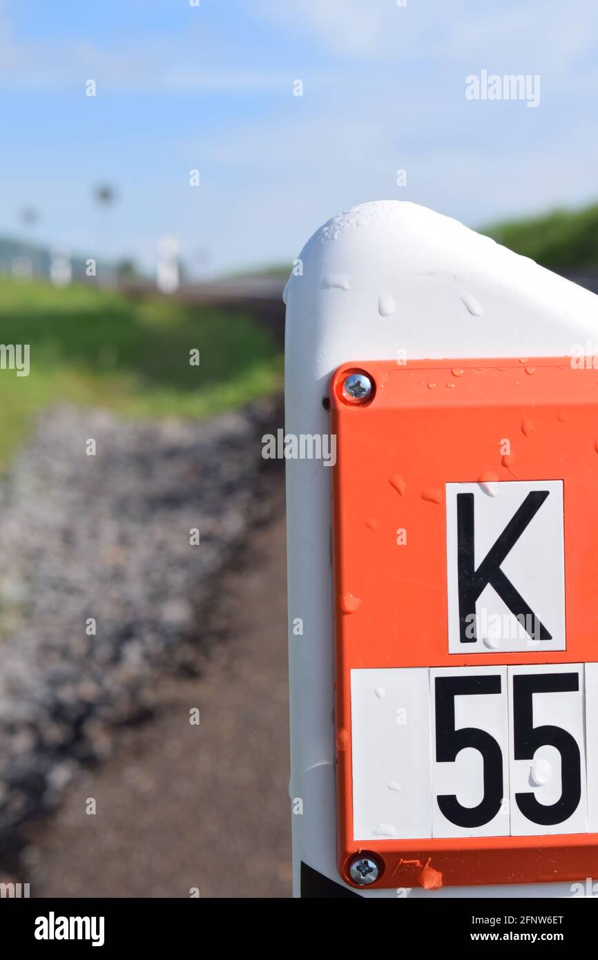 road sign K55 Stock Photo - Alamy