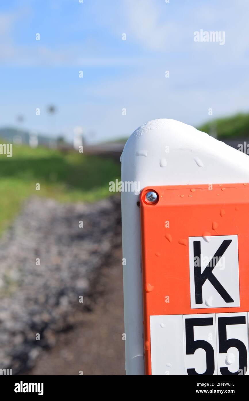 road sign K55 Stock Photo - Alamy