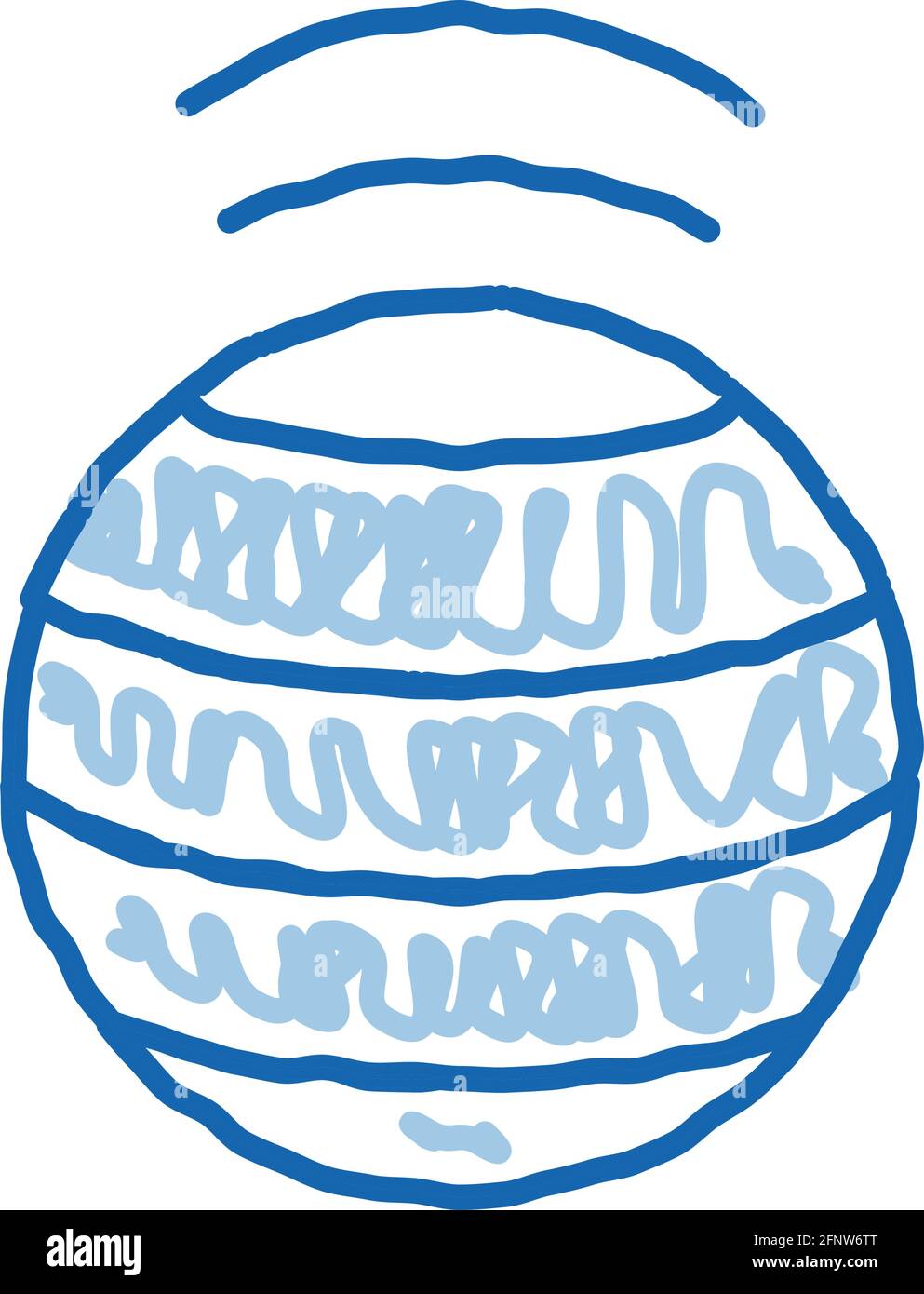 spinning ball doodle icon hand drawn illustration Stock Vector Image ...