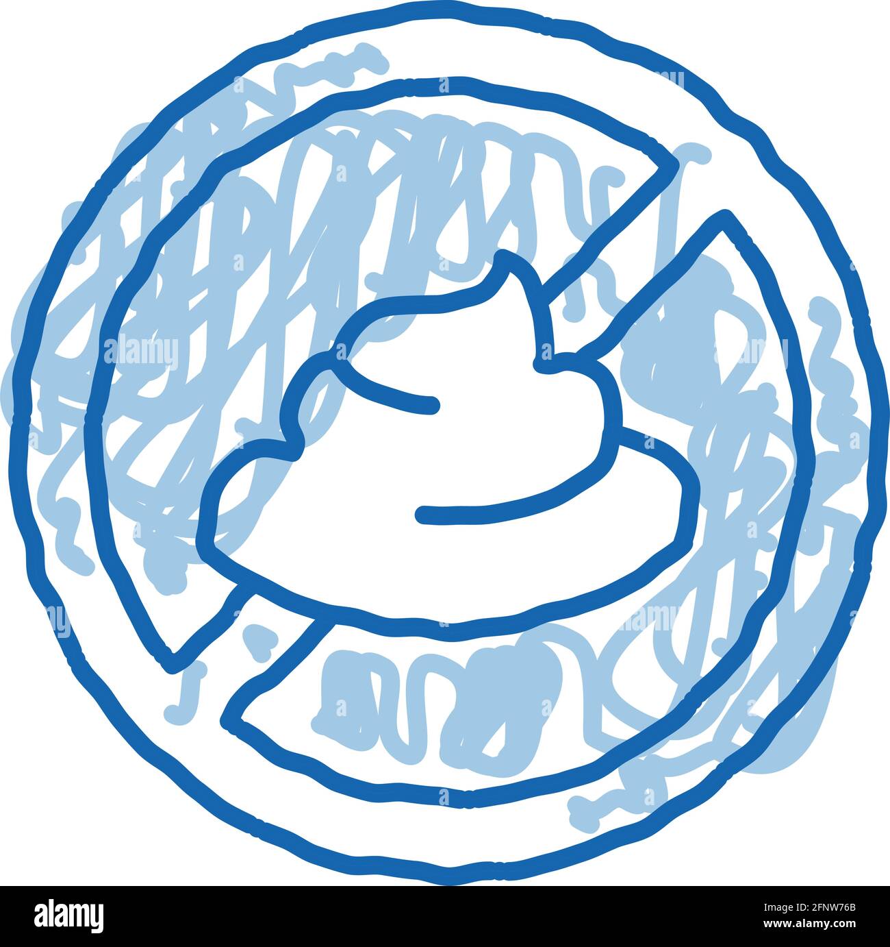 Mayonnaise Ban Doodle Icon Hand Drawn Illustration Stock Vector Image And Art Alamy 