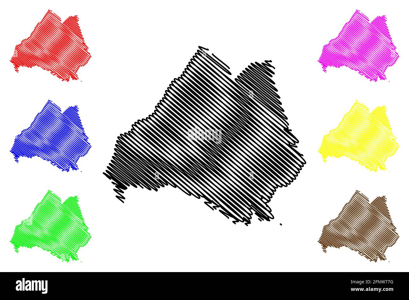 Newberry county map Stock Vector Images - Alamy