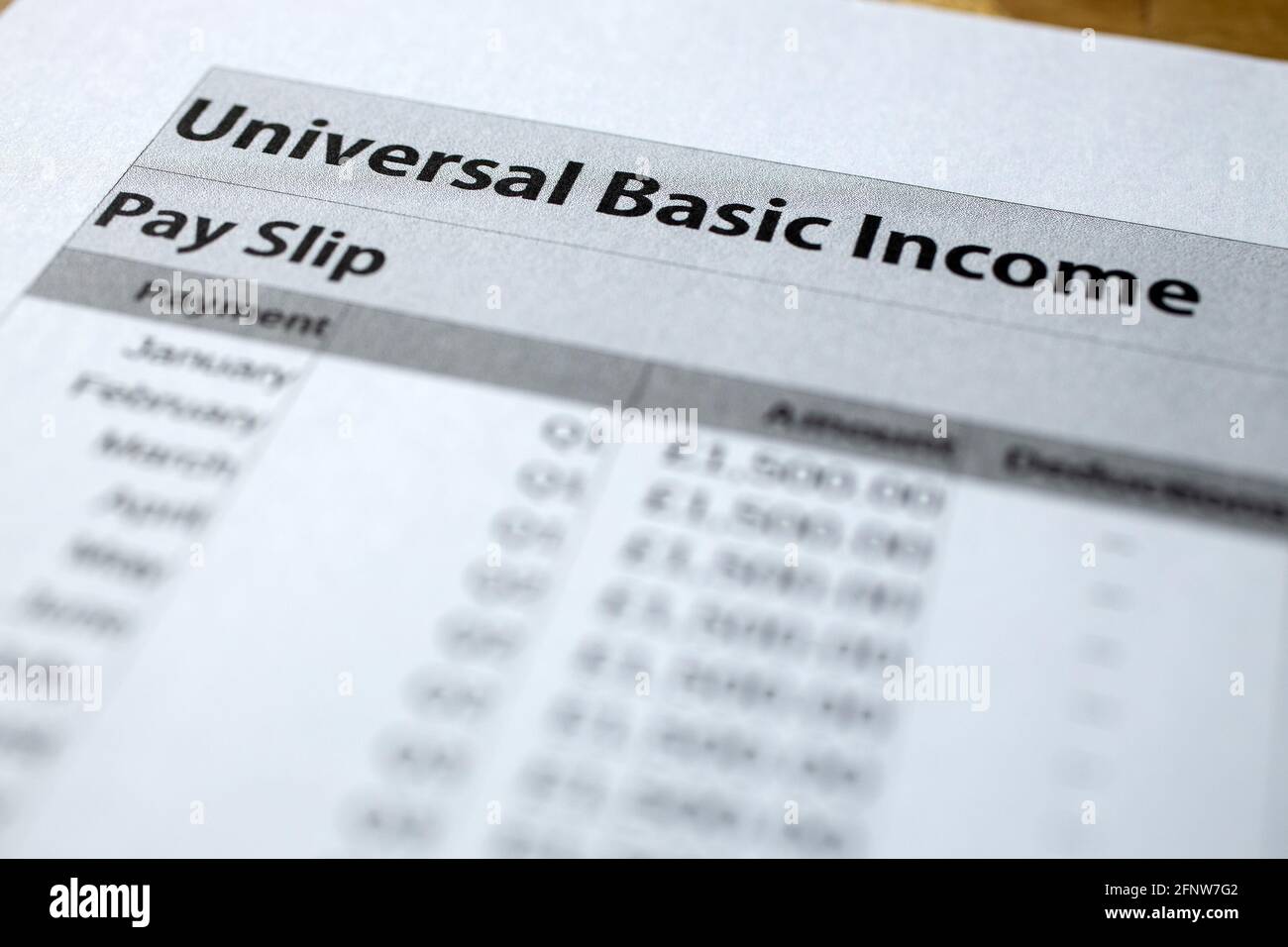 Payslip envelope hi-res stock photography and images - Alamy