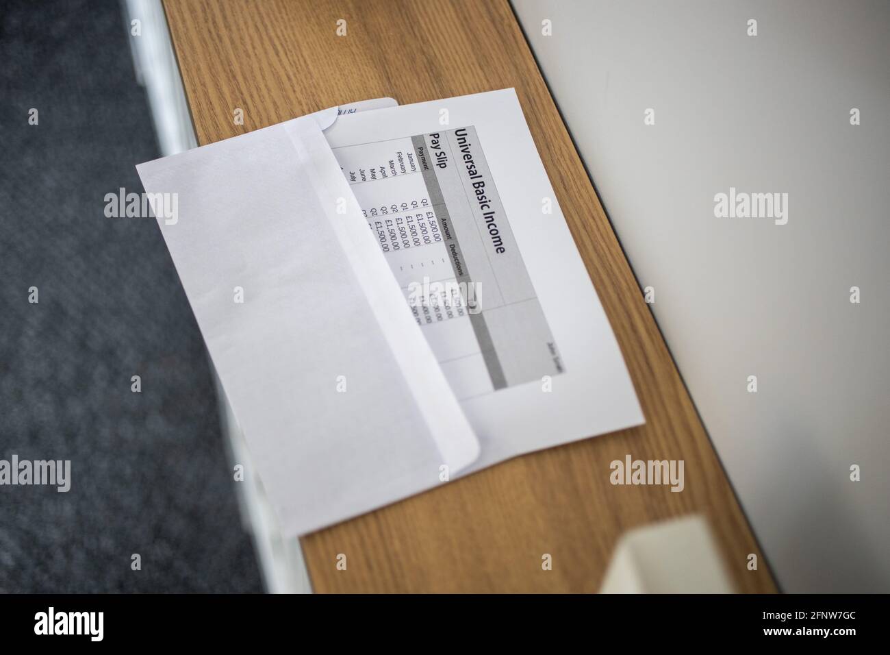 Payslip envelope hi-res stock photography and images - Alamy