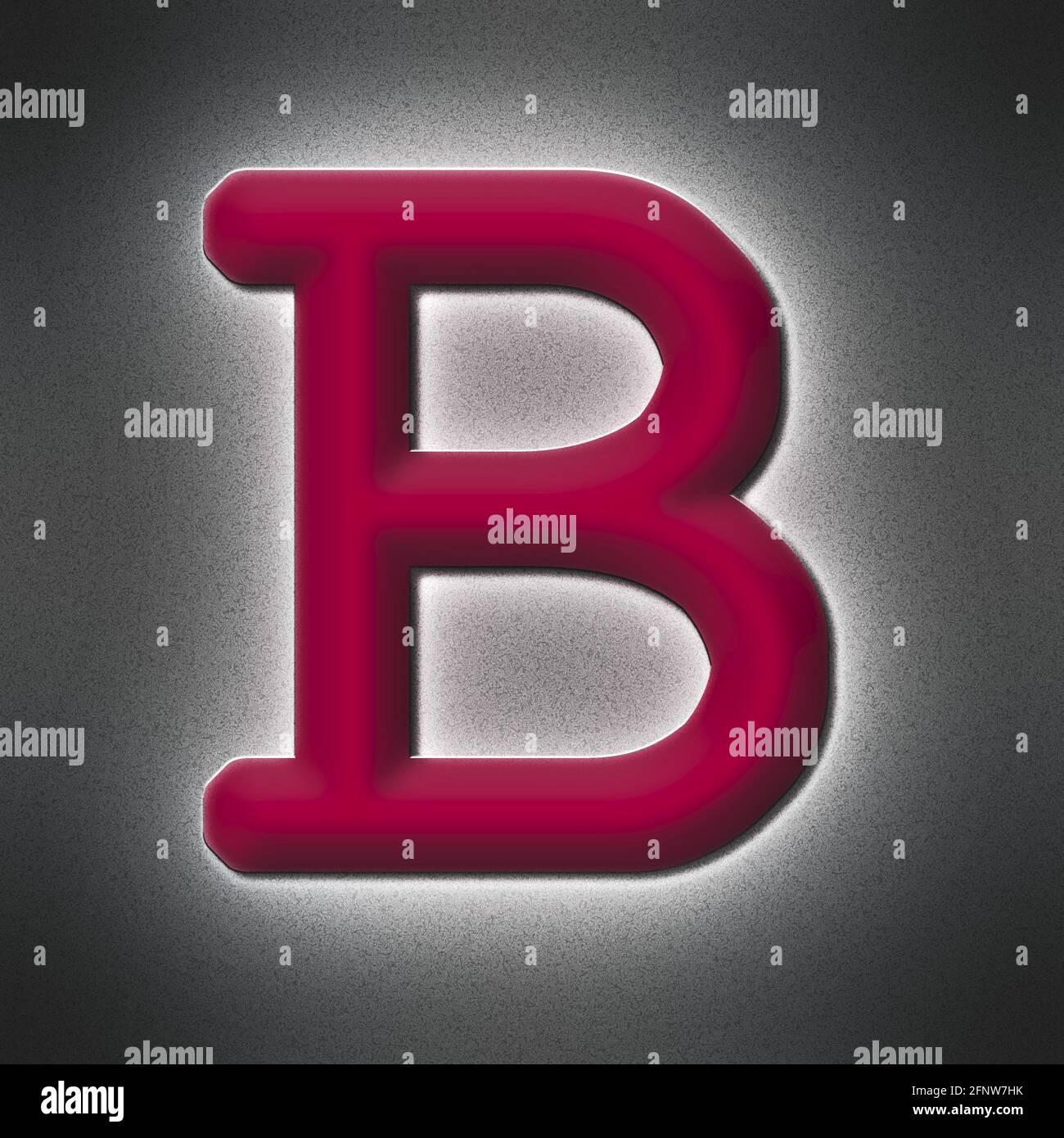 square graphic with the uppercase character B as a capital letter ...