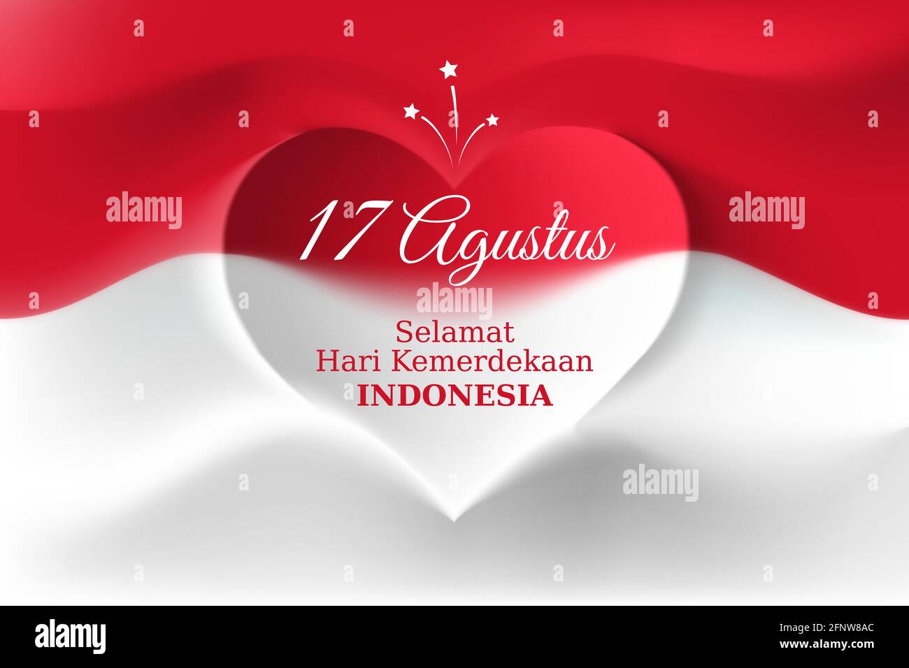 Banner august 17, independence day indonesia, vector template ...