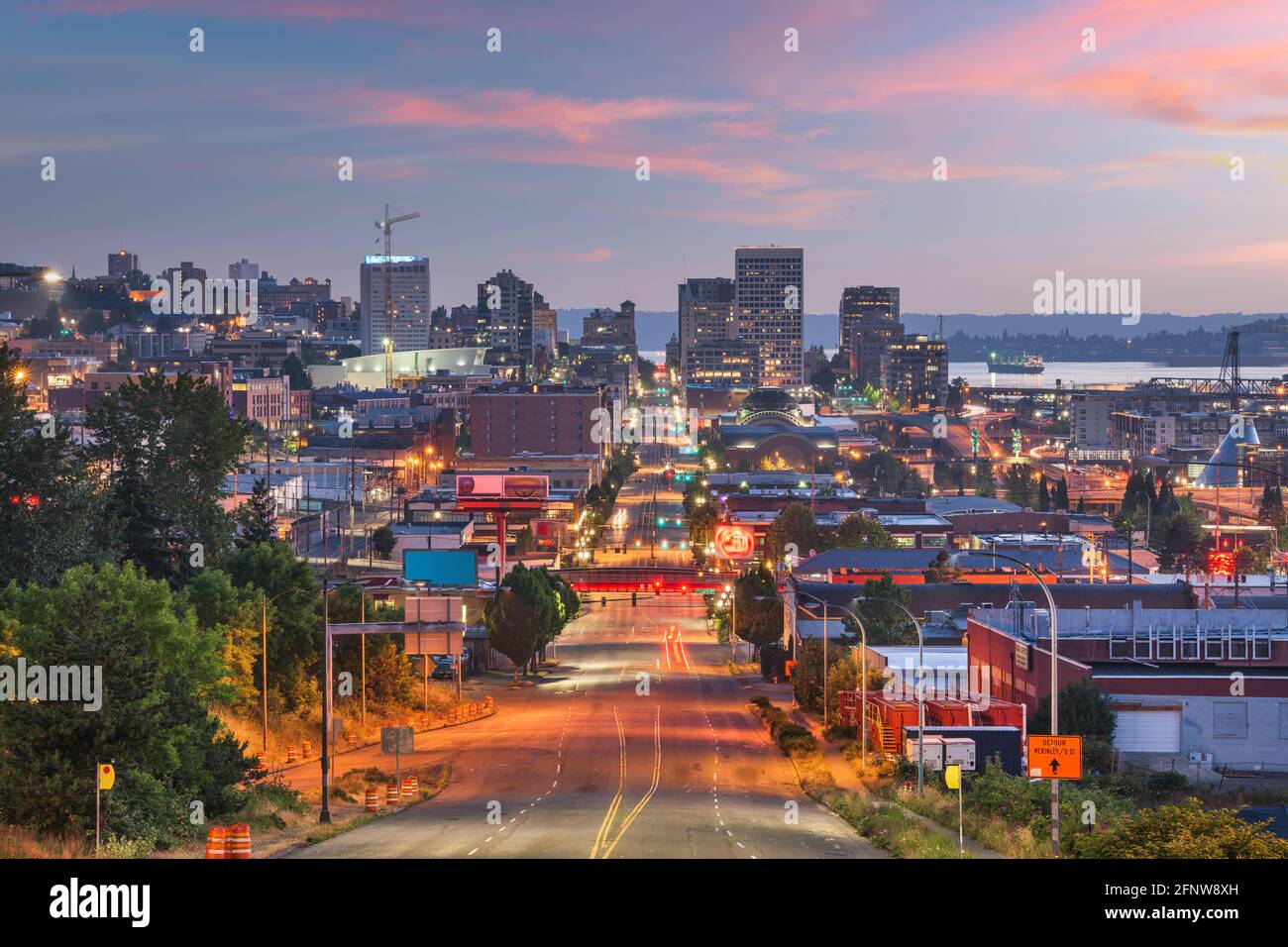 Tacoma skyline hi-res stock photography and images - Alamy