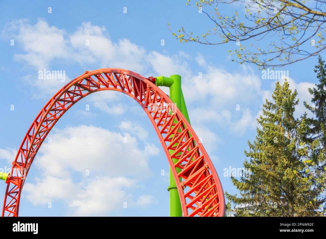 Fair roller coaster looping loop hi-res stock photography and images ...