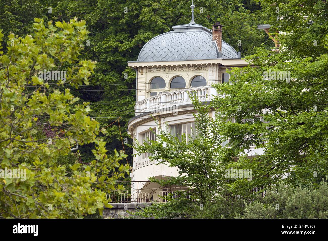 old villa Belle epoque in Montreux, Switzerland Stock Photo - Alamy
