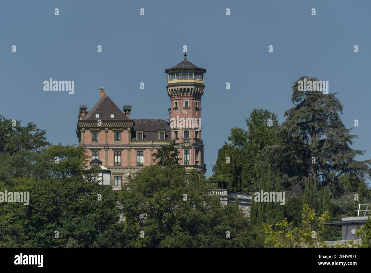 old villa Belle epoque in Montreux, Switzerland Stock Photo - Alamy