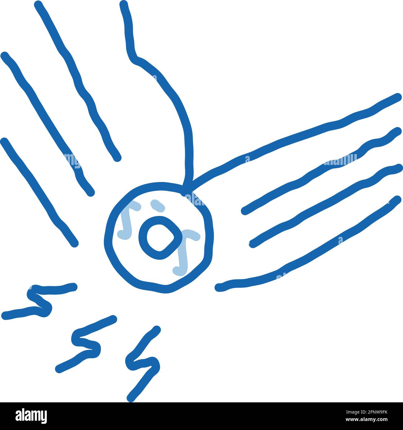 arthritis of elbow doodle icon hand drawn illustration Stock Vector ...