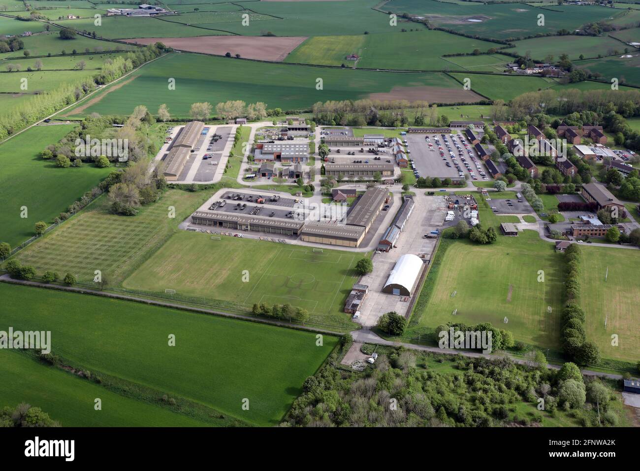 Aerial View Of The North Western End Of The Former Claro Army Barracks