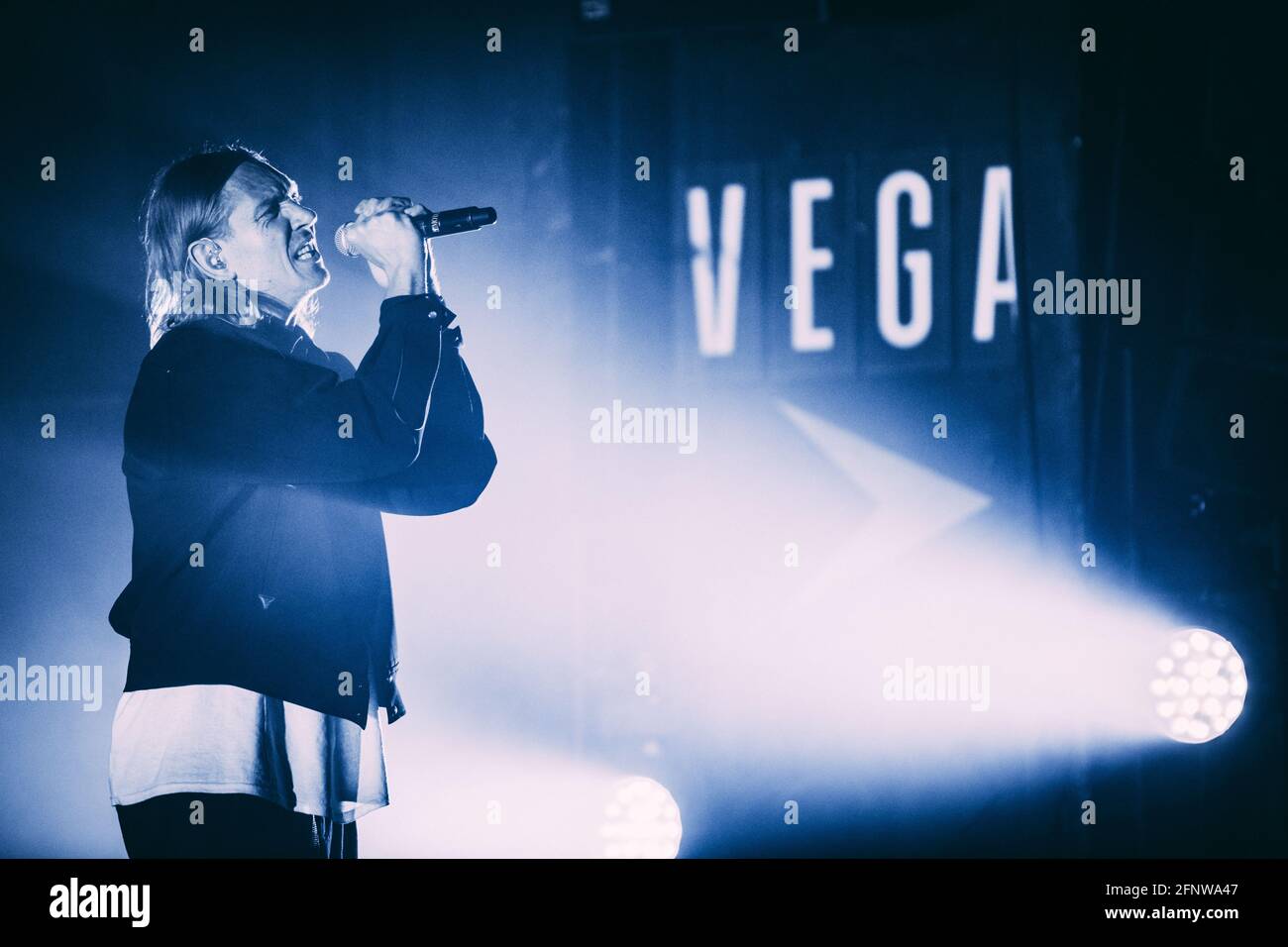 Copenhagen, Denmark. 13th, May 2021. The Danish electro-pop band When ...