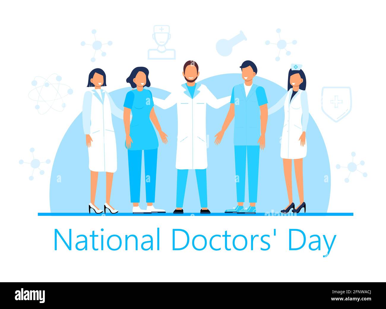 National doctors day concept vector. Medical, healthcare event is ...