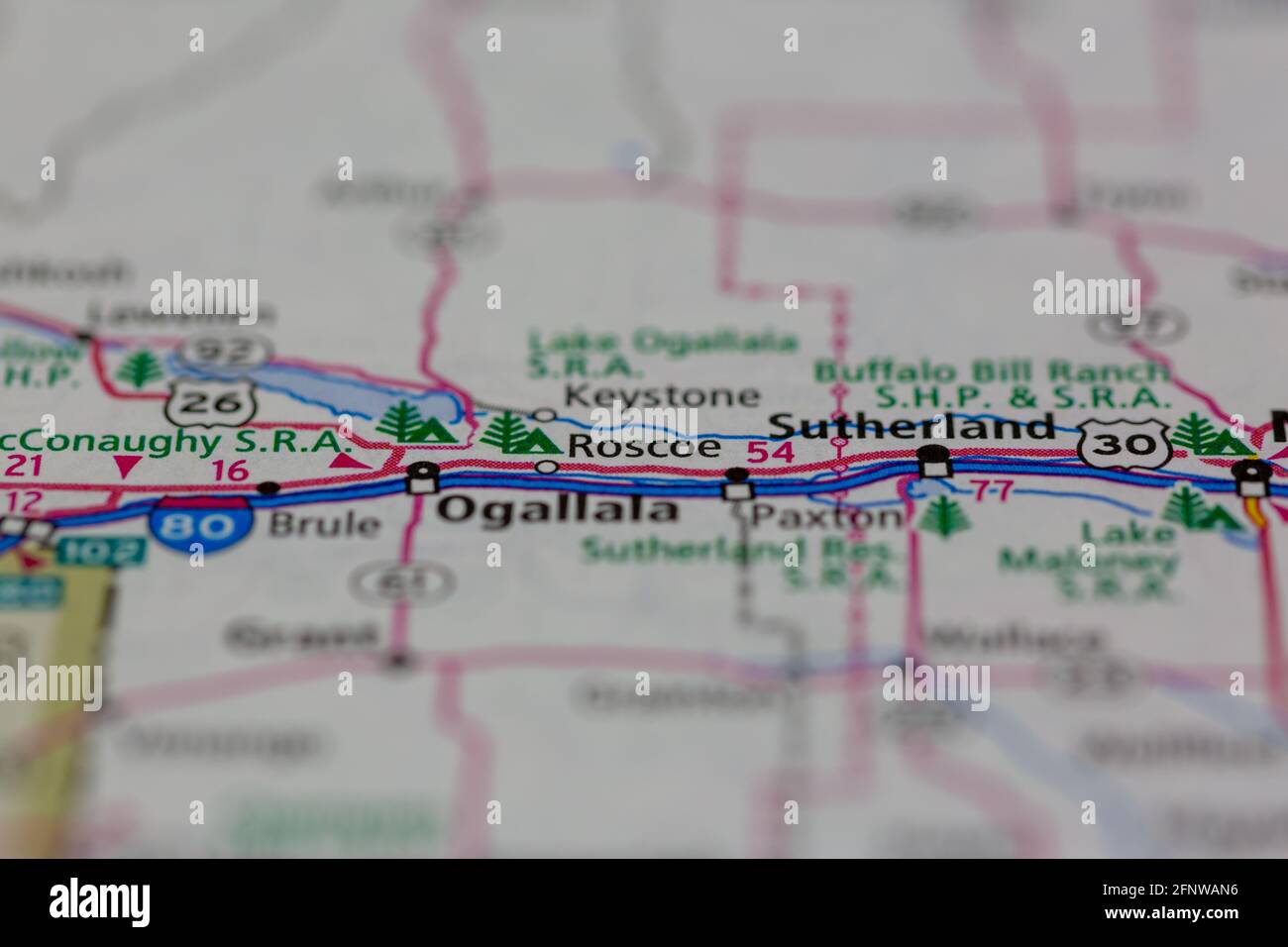 Roscoe nebraska map hi-res stock photography and images - Alamy