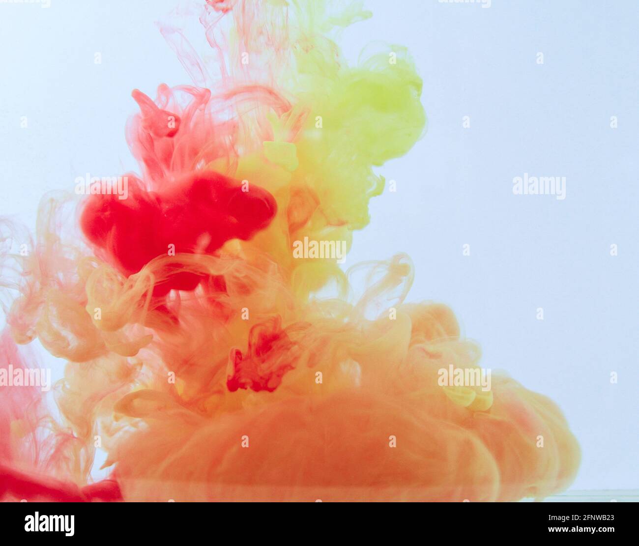 Motion Color drop in water,Ink swirling in ,Colorful ink abstraction ...