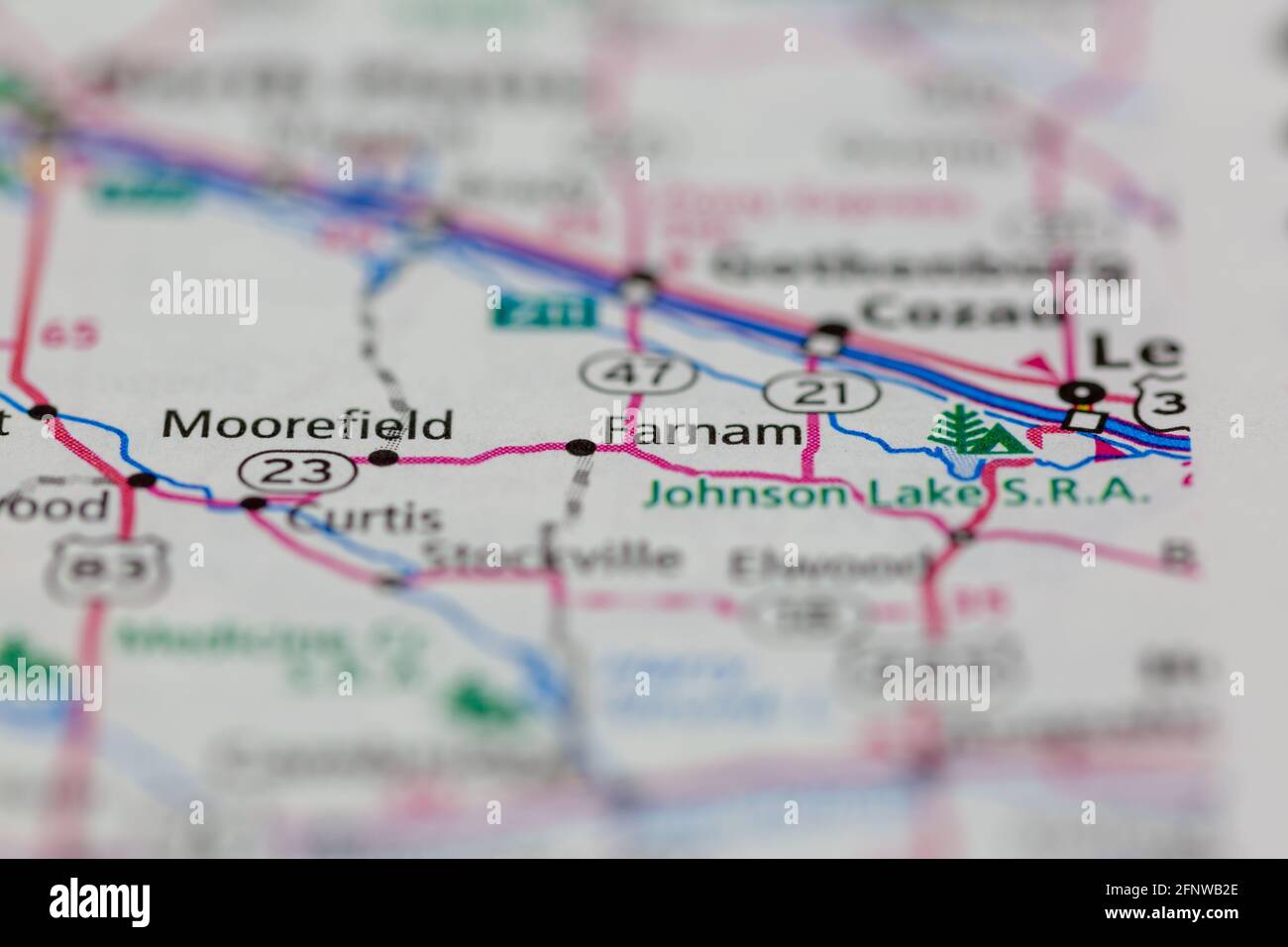 Map of farnham hi-res stock photography and images - Alamy