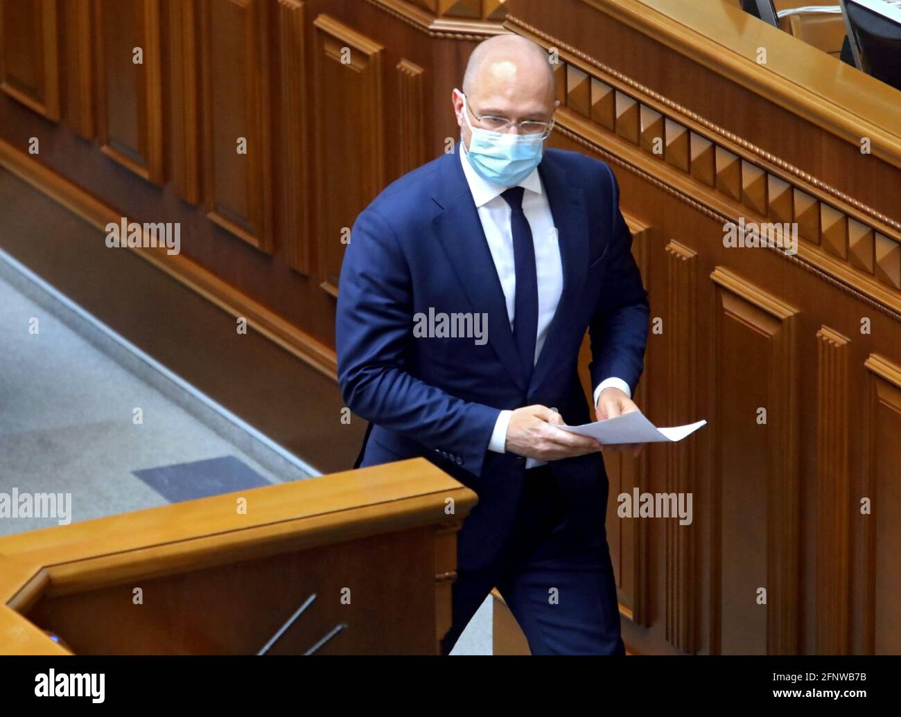 Non Exclusive: KYIV, UKRAINE - MAY 18, 2021 - Prime Minister of Ukraine ...