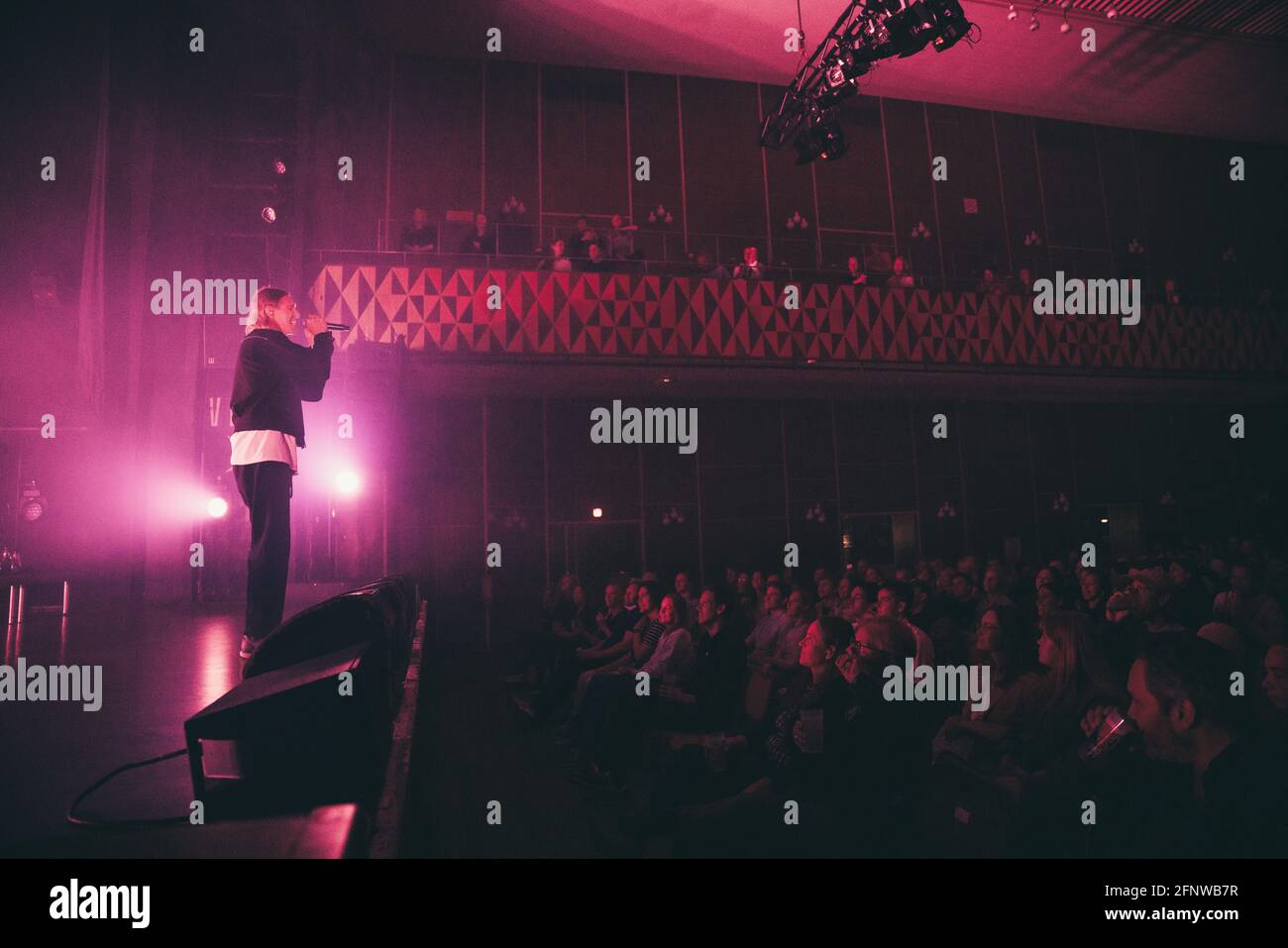 Copenhagen, Denmark. 13th, May 2021. The Danish electro-pop band When ...