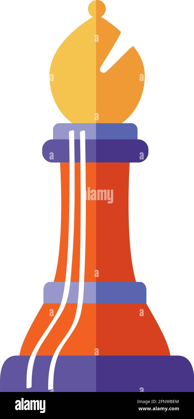 bishop chess piece isolated icon Stock Vector Image & Art - Alamy