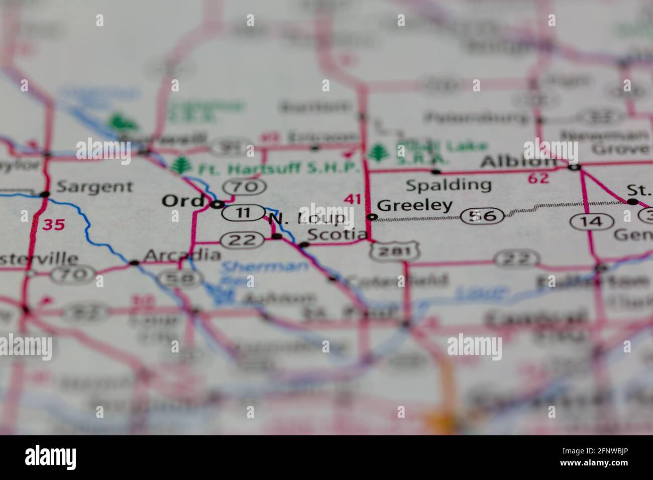 Loup on a map hi-res stock photography and images - Alamy