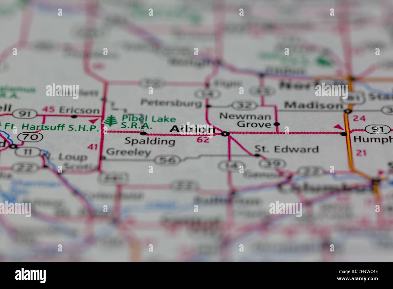 Map of albion hi-res stock photography and images - Alamy