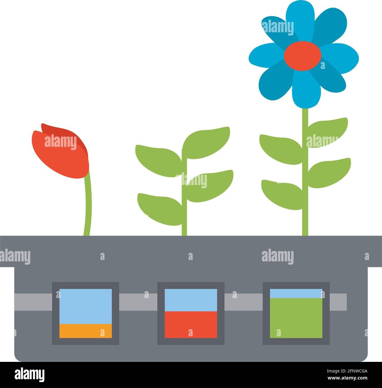 laboratory flowers biotech isolated icon Stock Vector Image & Art - Alamy