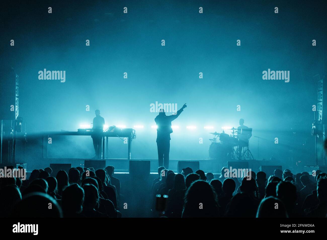 Copenhagen, Denmark. 14th, May 2021. The Danish electro-pop band When ...