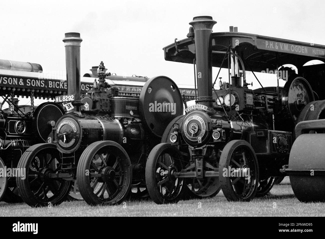 Pickering Traction Engine Rally in 1990 Stock Photo - Alamy