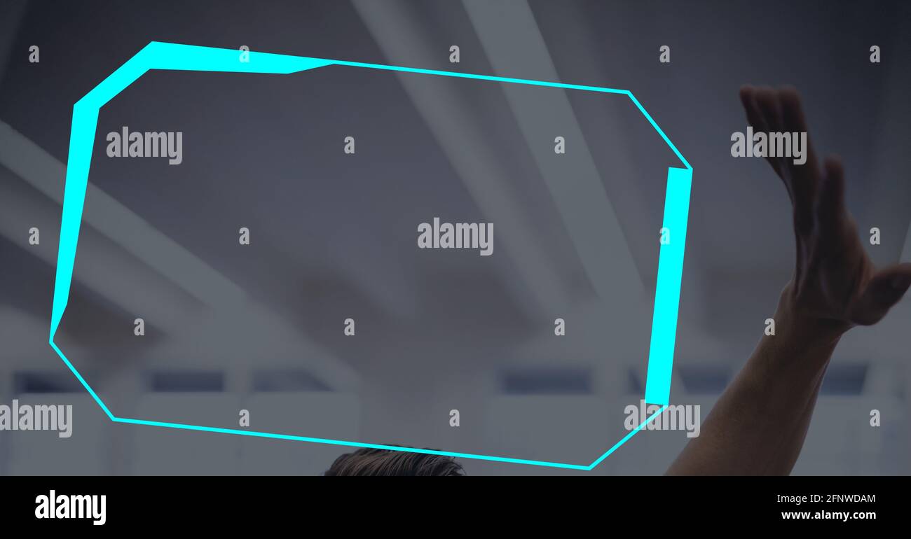 Man touching communication concept hi-res stock photography and images ...