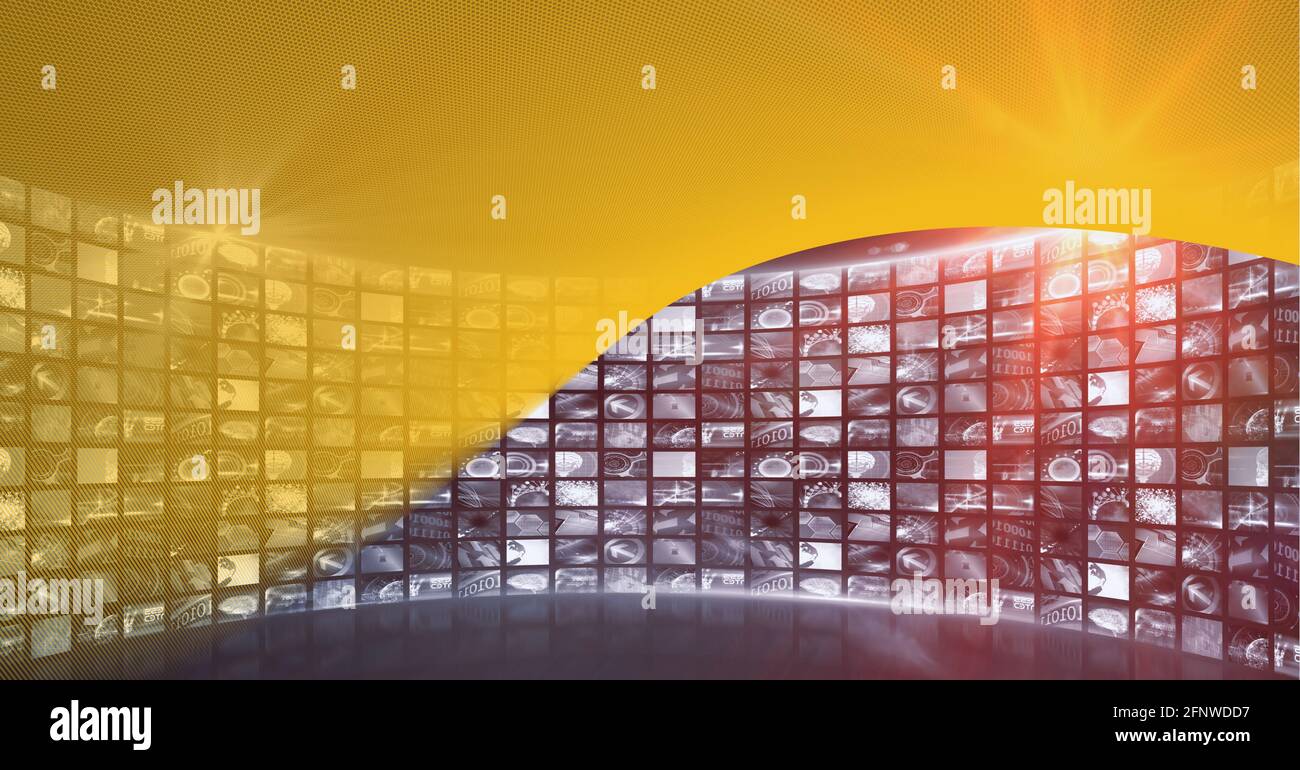 Animation glowing interface screens information hi-res stock ...