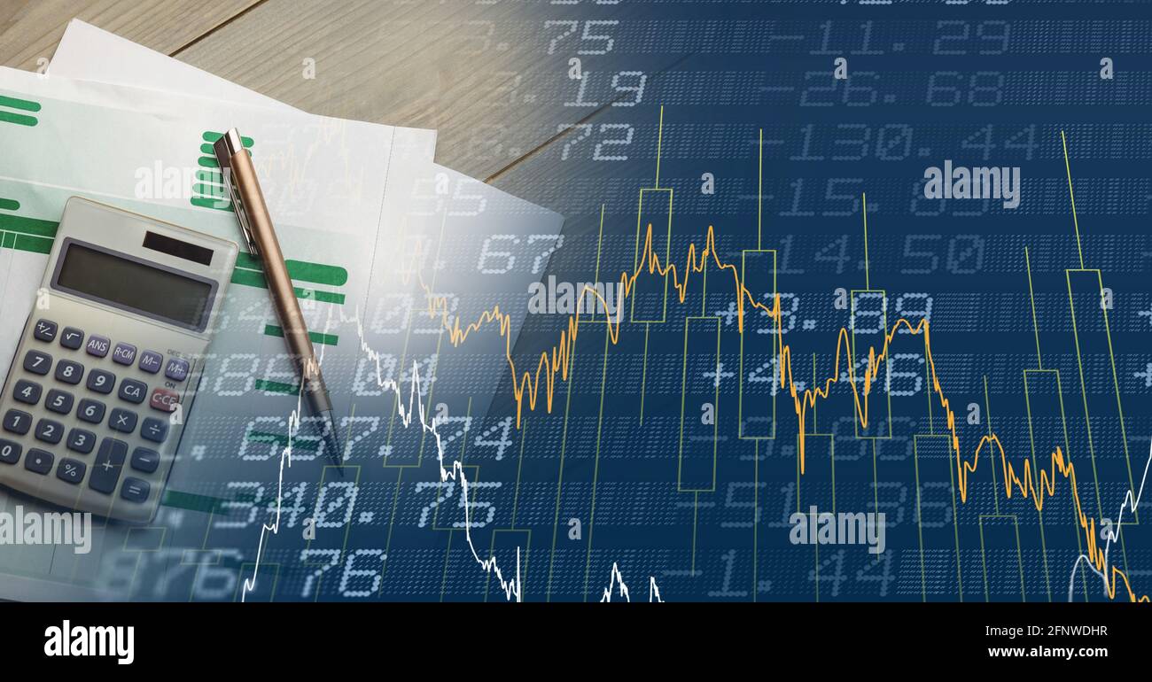 Composition of financial statistics processing and calculator with ...