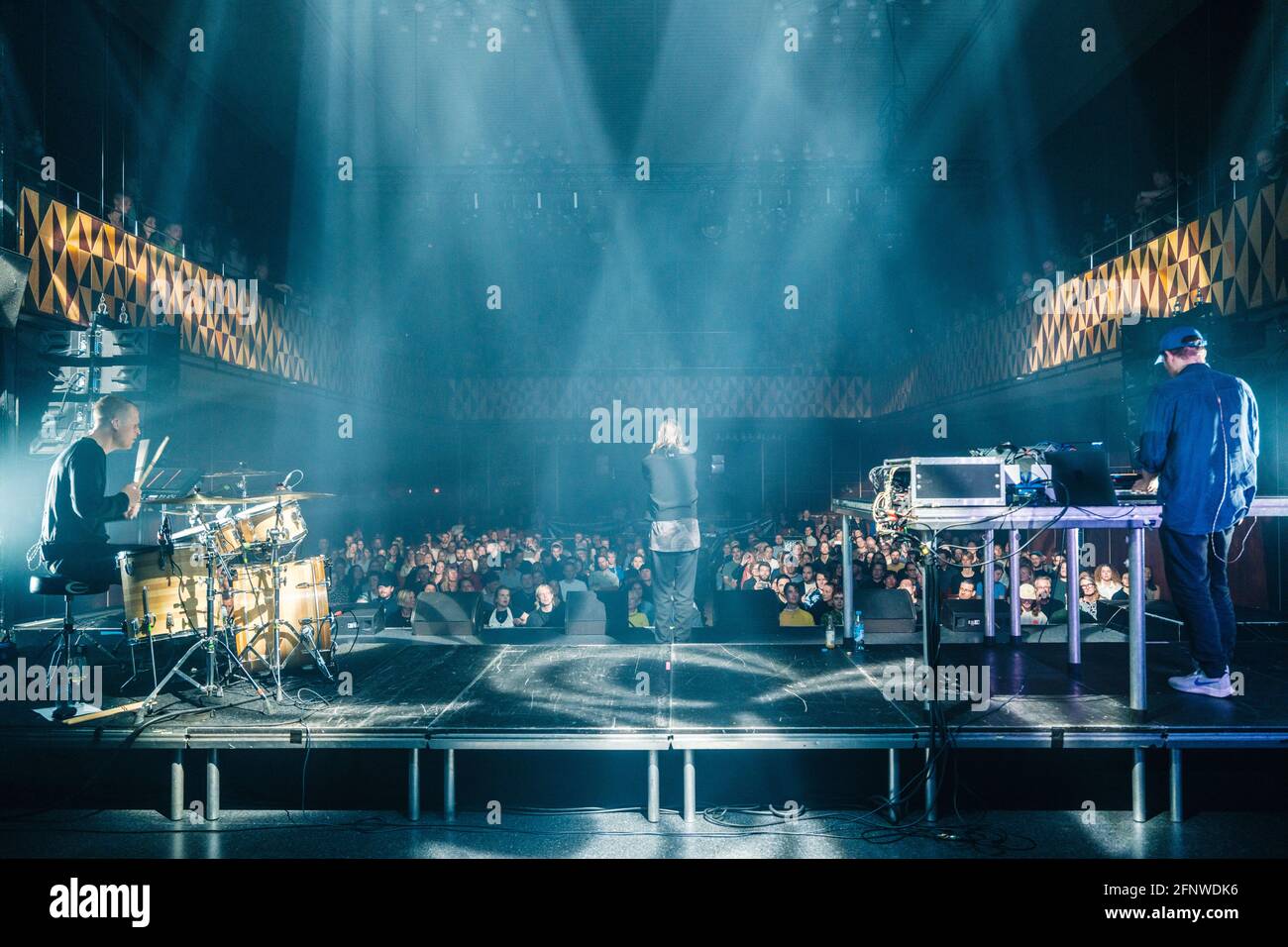 Copenhagen, Denmark. 14th, May 2021. The Danish electro-pop band When ...